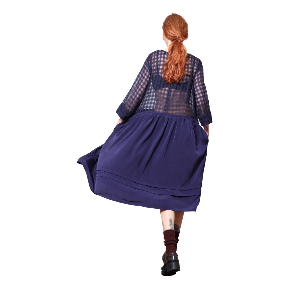 OBI CLOTHING Dress Sayuri - Blue - Mau Feitio