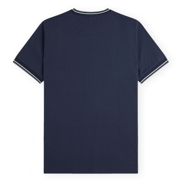 FRED PERRY T-Shirt Twin Tipped M1588V - Dark Airforce/Light Ice/Bay Leaf