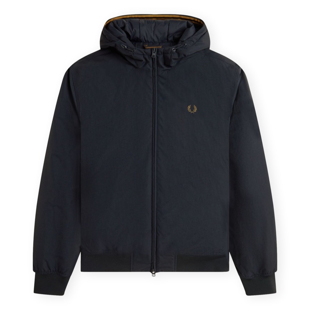 FRED PERRY Hooded Brentham Jacket J1304 - Navy