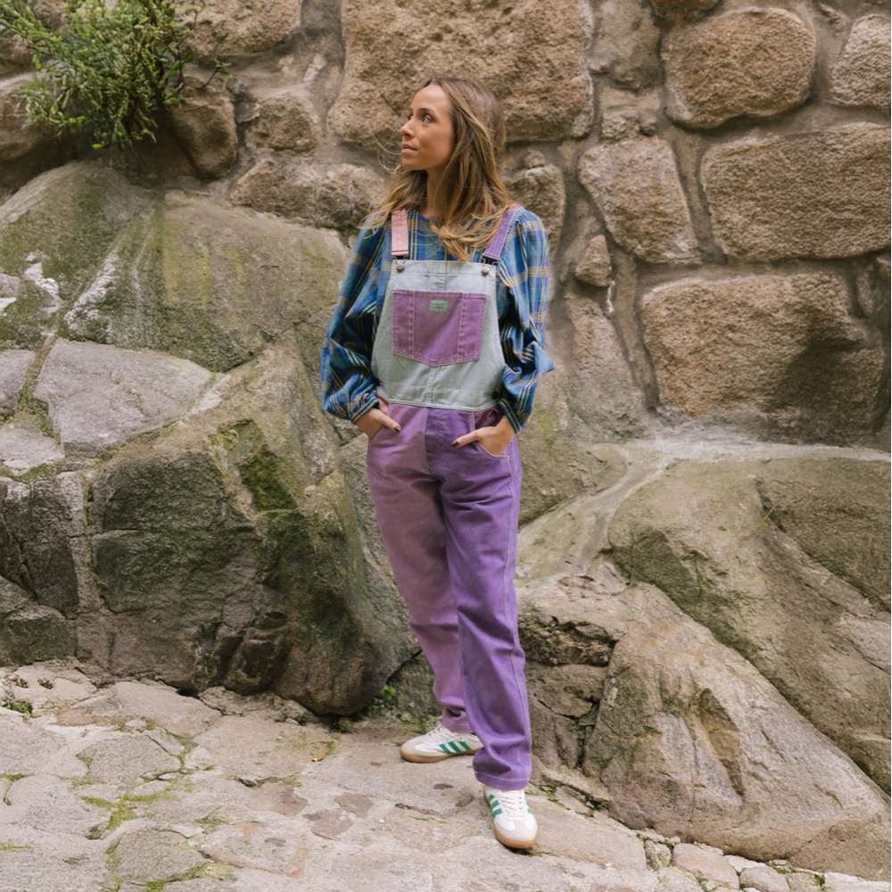 FAVORITE PEOPLE Vindima Overalls W - Purple