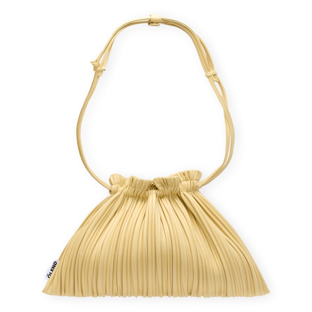 ÖLEND Mala Shell Bag - Vegan Leather - Butter Yellow - Mau Feitio