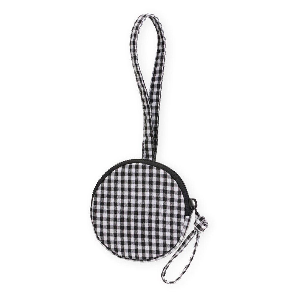 ÖLEND Circular Mini Bag - Vichy Black - Mau Feitio