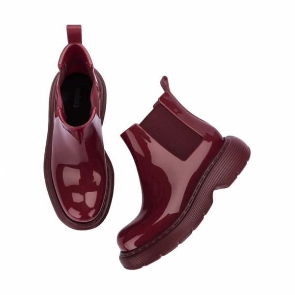 MELISSA Botas Step Boot - Red - Mau Feitio